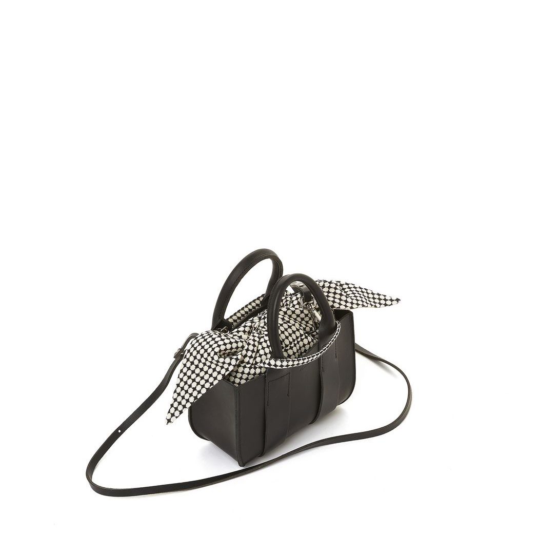 MICRO – BLACK – BLACK DELFT POUCH | MUUÑ